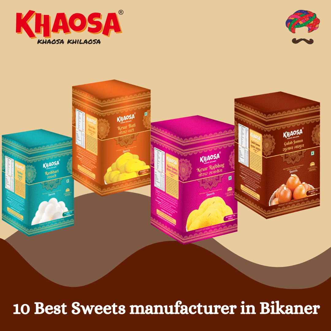 10 Best Sweets manufacturer in Bikaner - Khaosa