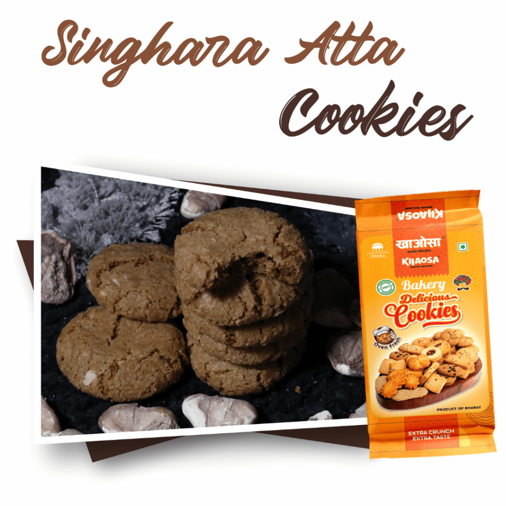 Singhara Atta Cookies- Khaosa